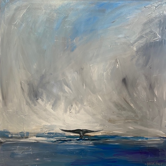 *SOLD FUNDRAISER “Whale #Fourteen” | Warren Knapp